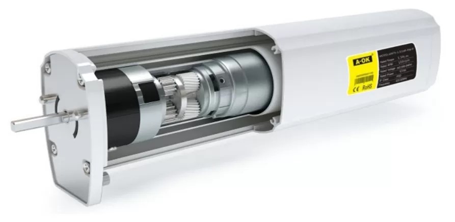 موتور پرده برقی کنار رو 4 سیم A-OK AM65 | لوکس برق